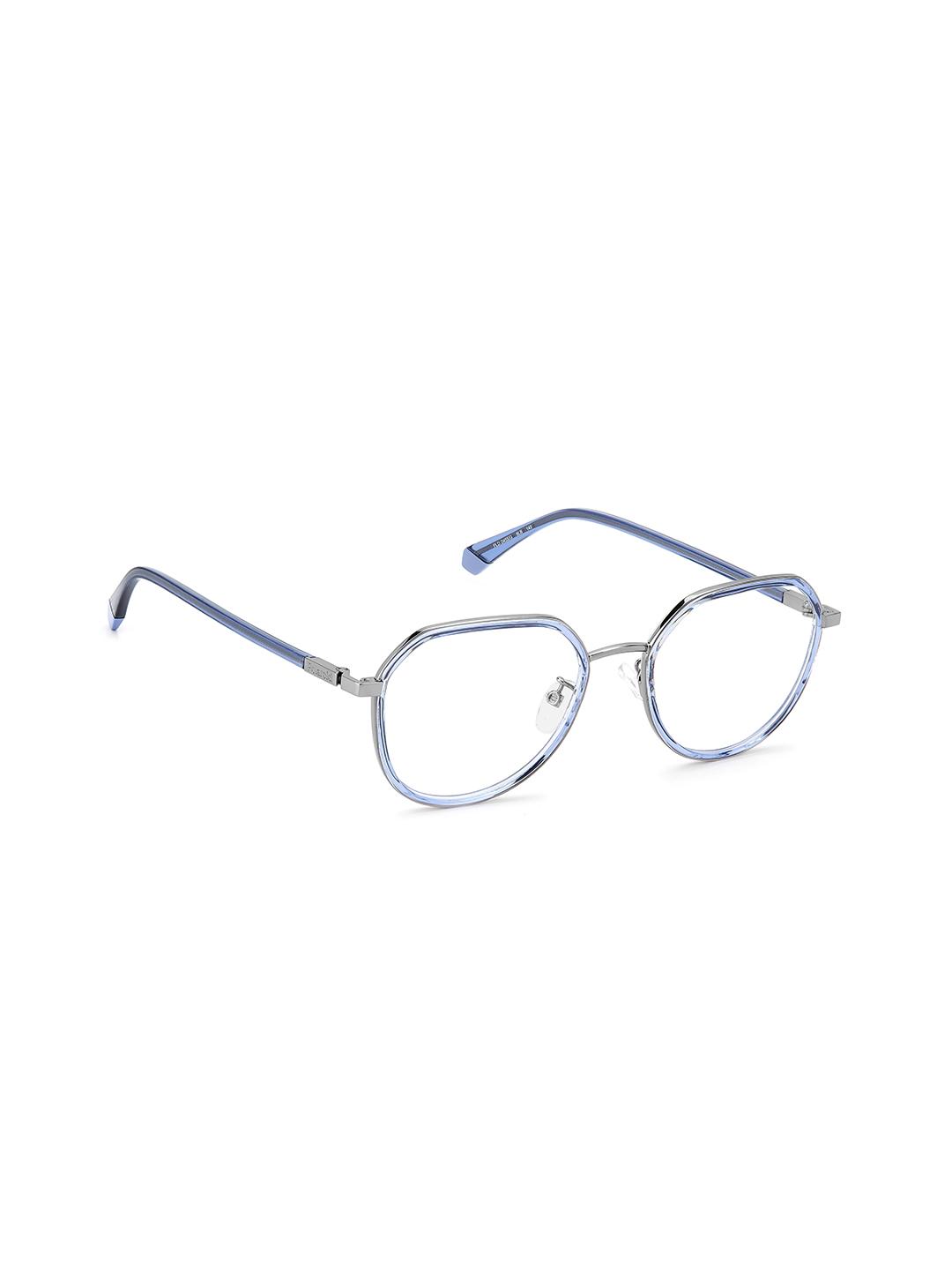 Buy Polaroid Unisex Blue Full Rim Oval Frames - Frames for Unisex ...