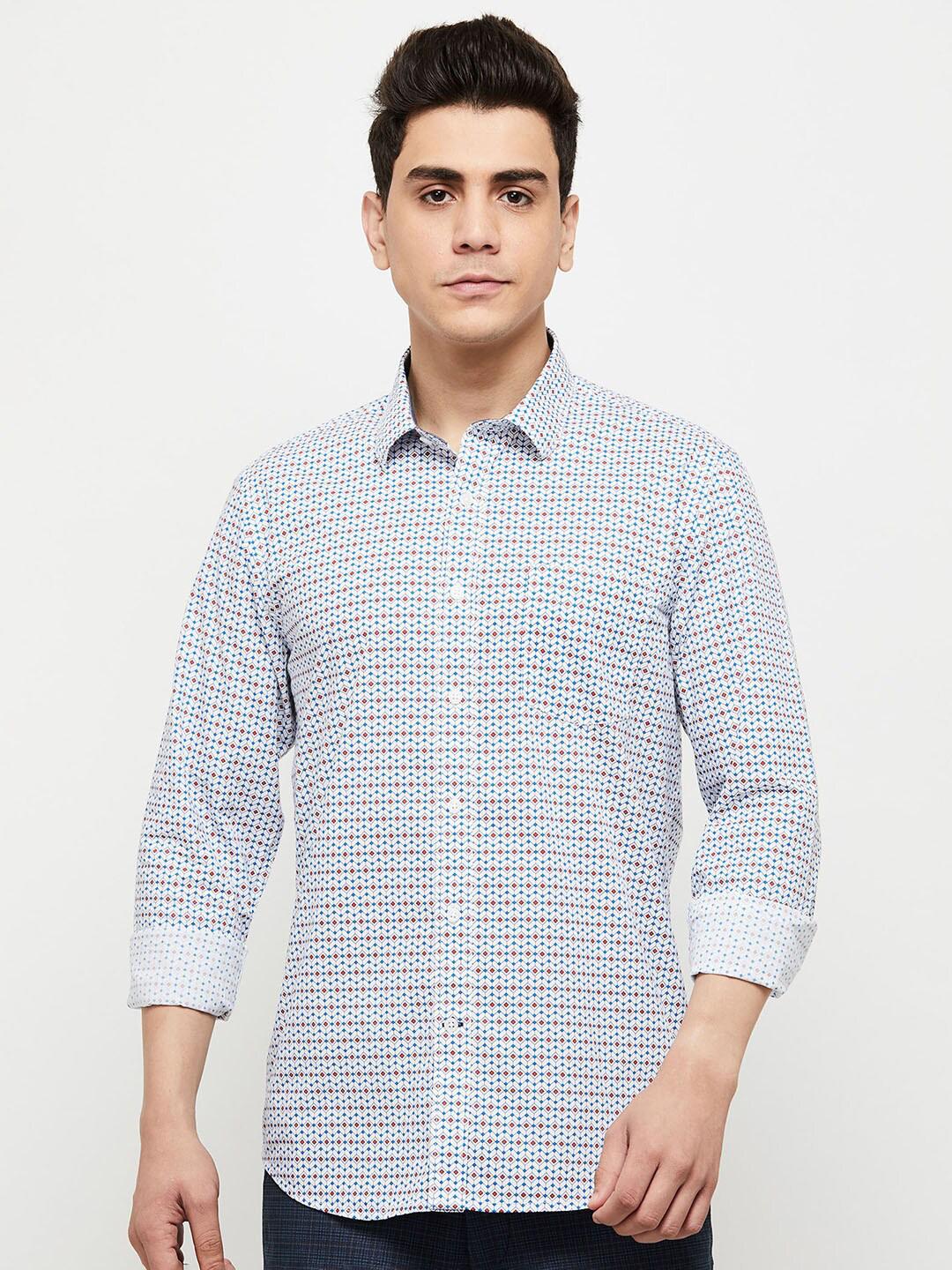 Buy Max Men White Printed Casual Shirt - Shirts for Men 19178972 | Myntra