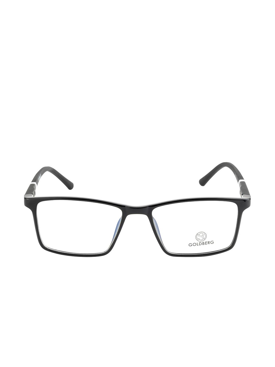 Buy Gold Berg Unisex Black Full Rim Square Frames Eyeglasses - Frames ...