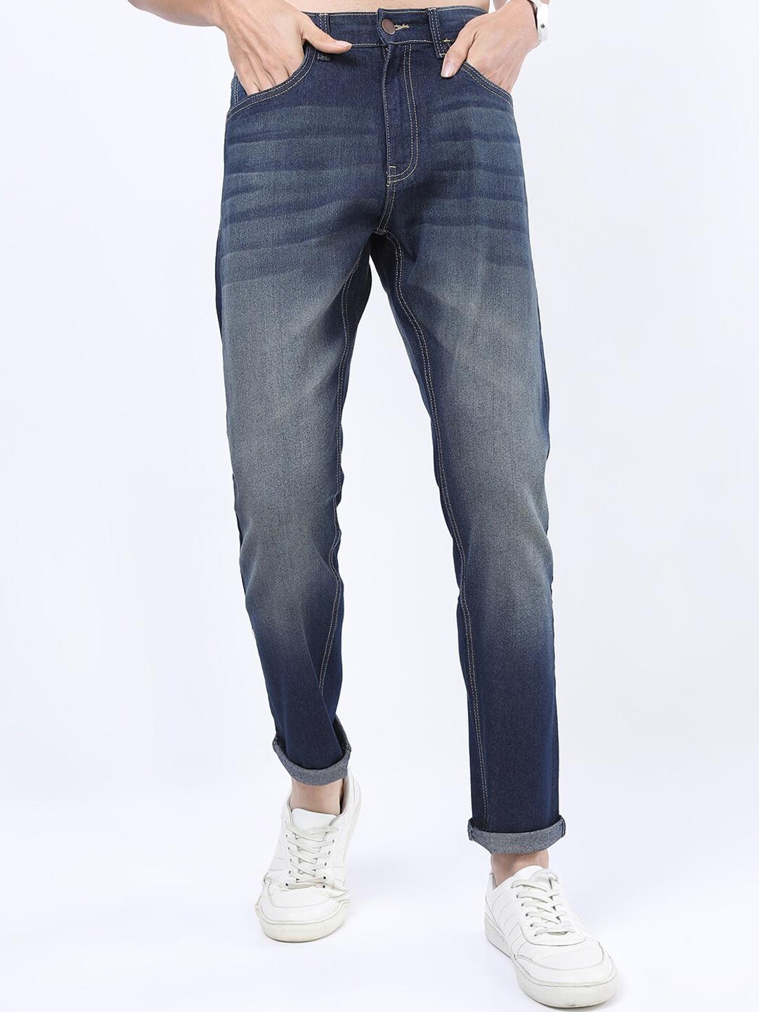 Buy KETCH Men Dark Slim Fit Light Fade Stretchable Jeans - Jeans for ...