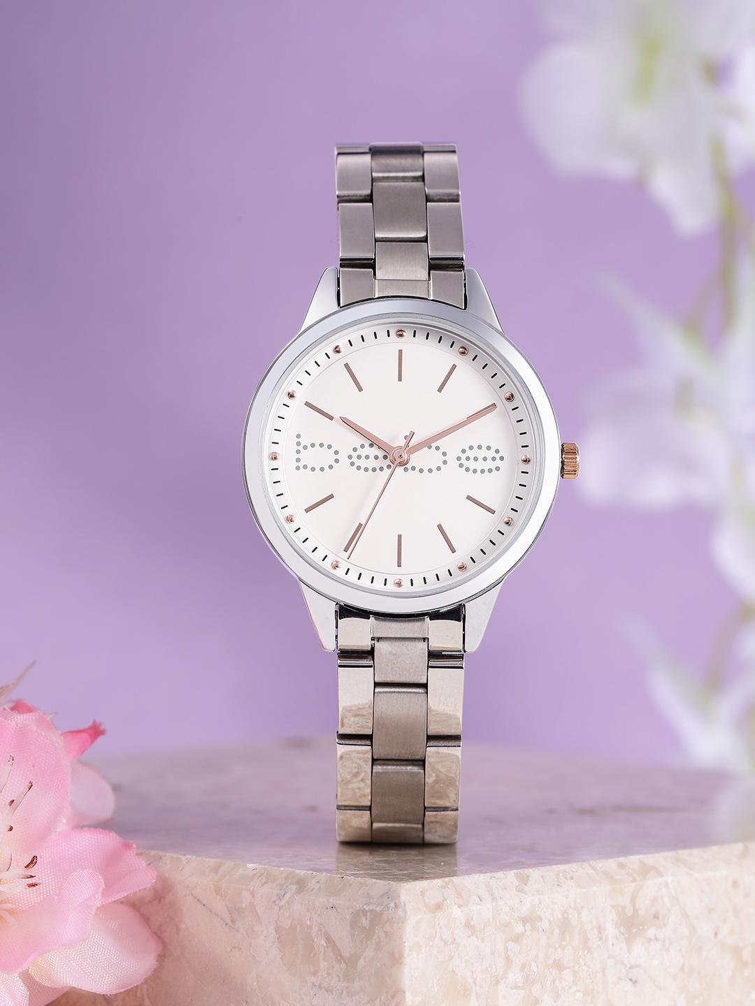 Buy Bebe Women White Analogue Watch BB 11 02 - Watches for Women ...