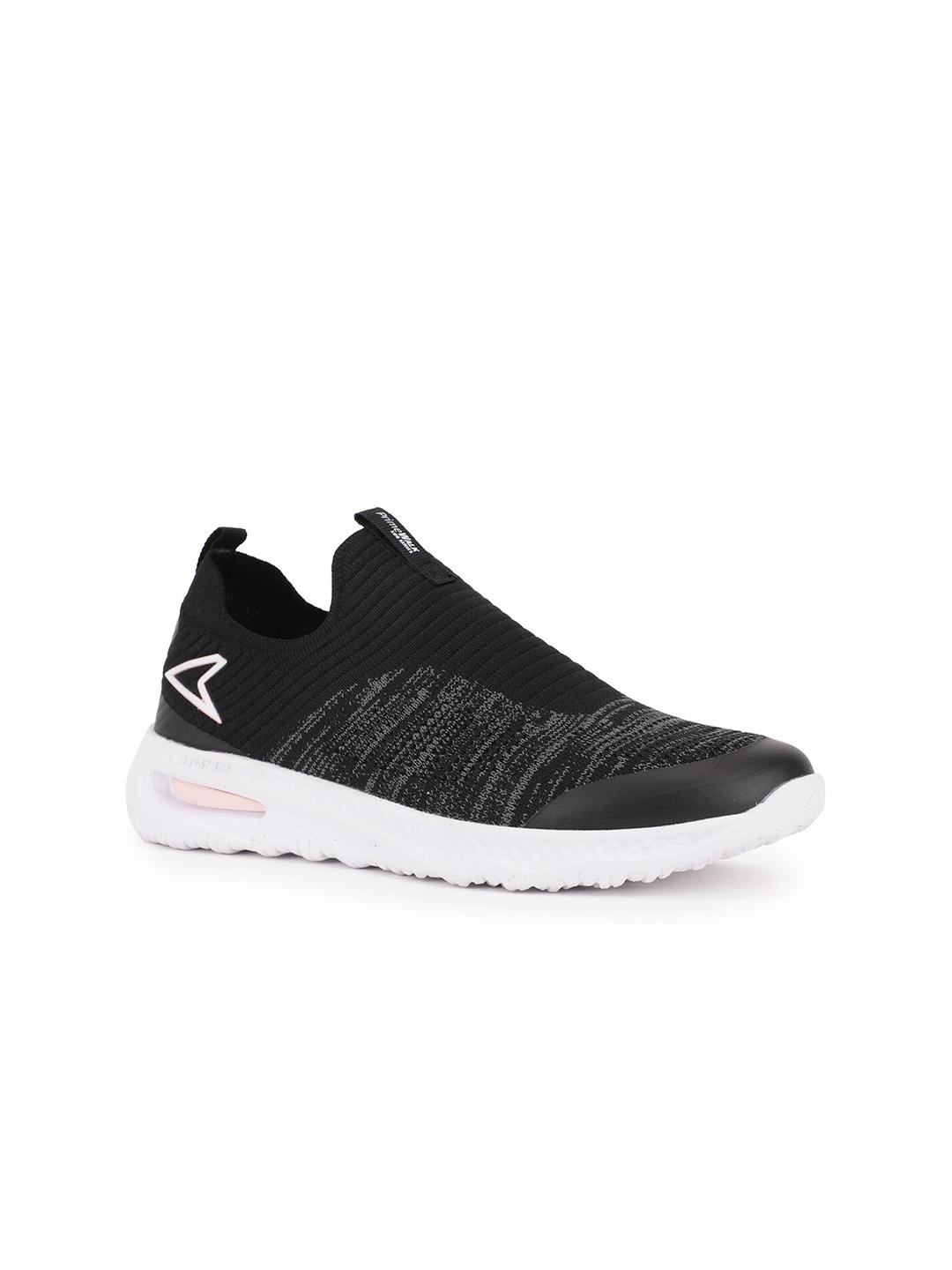Buy Power Women Black Textile Walking Non Marking Shoes - Sports Shoes ...
