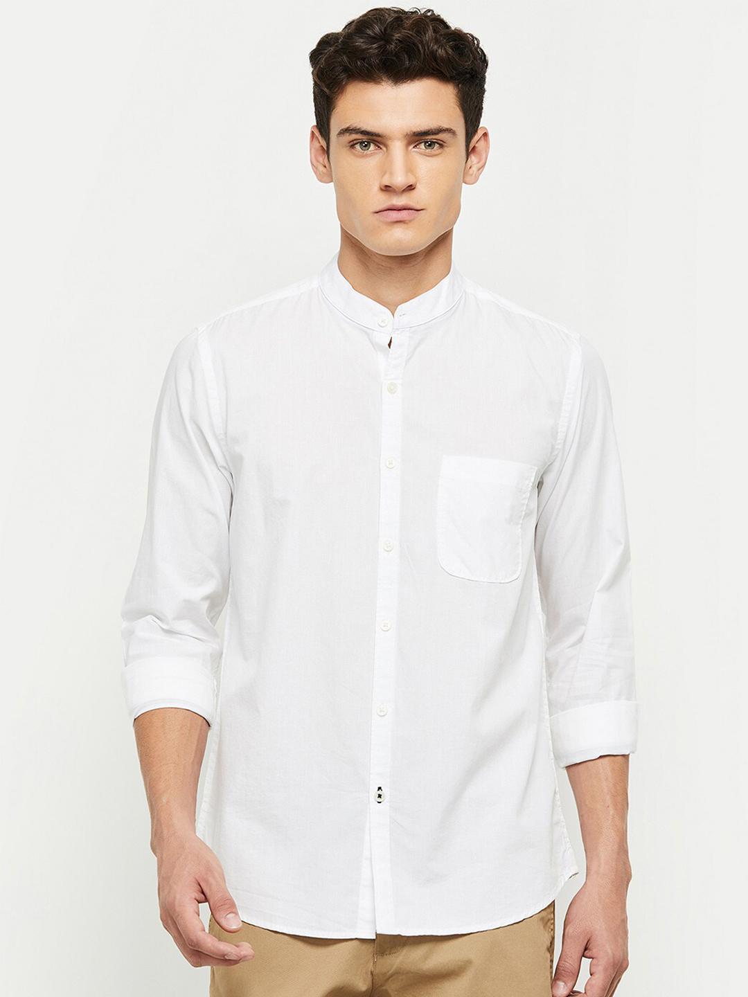 Buy Max Men White Regular Fit Casual Shirt - Shirts for Men 19430556 ...