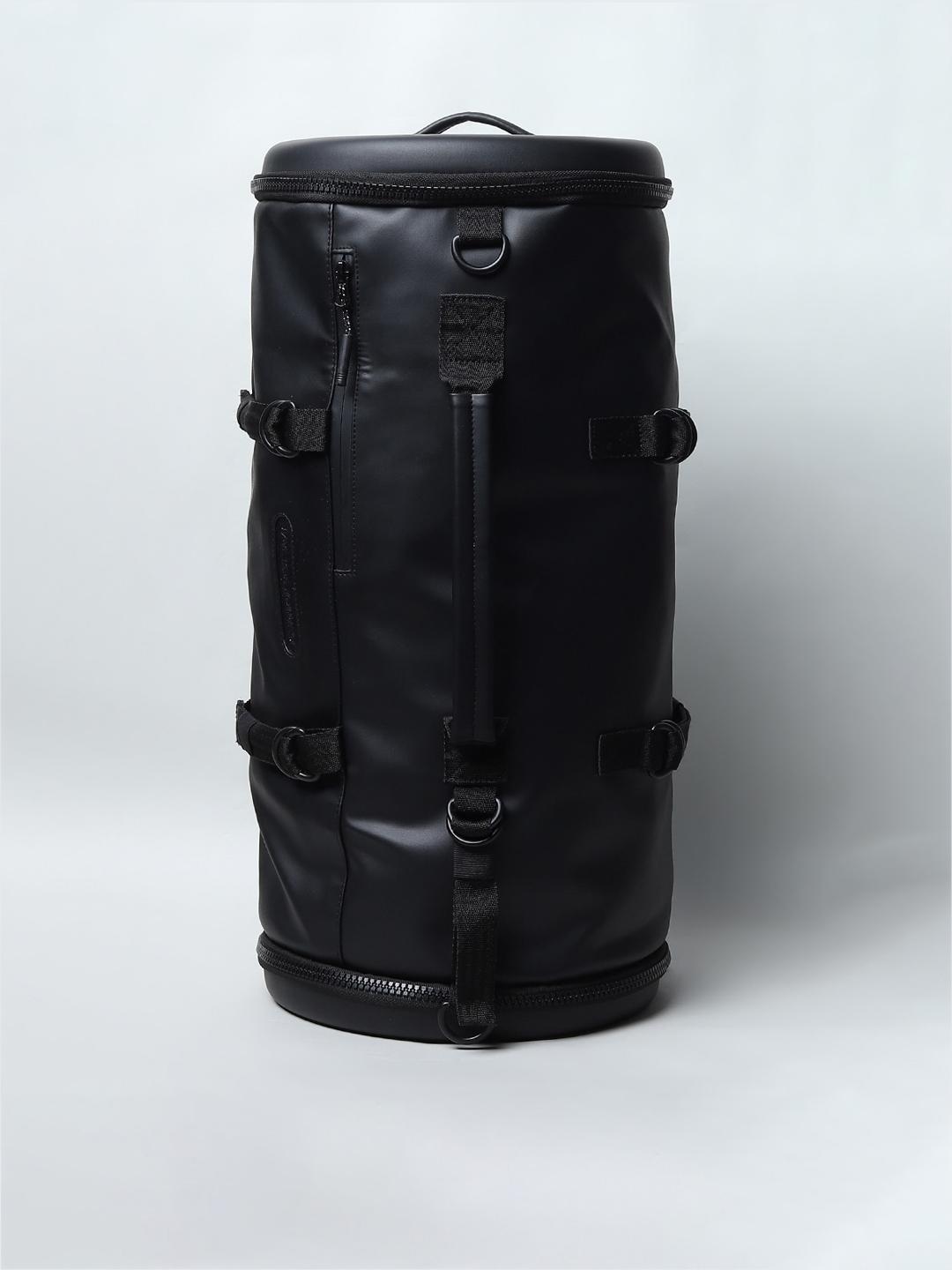 Buy Jack & Jones Men Black Solid Casual Backpack - Backpacks for Men ...