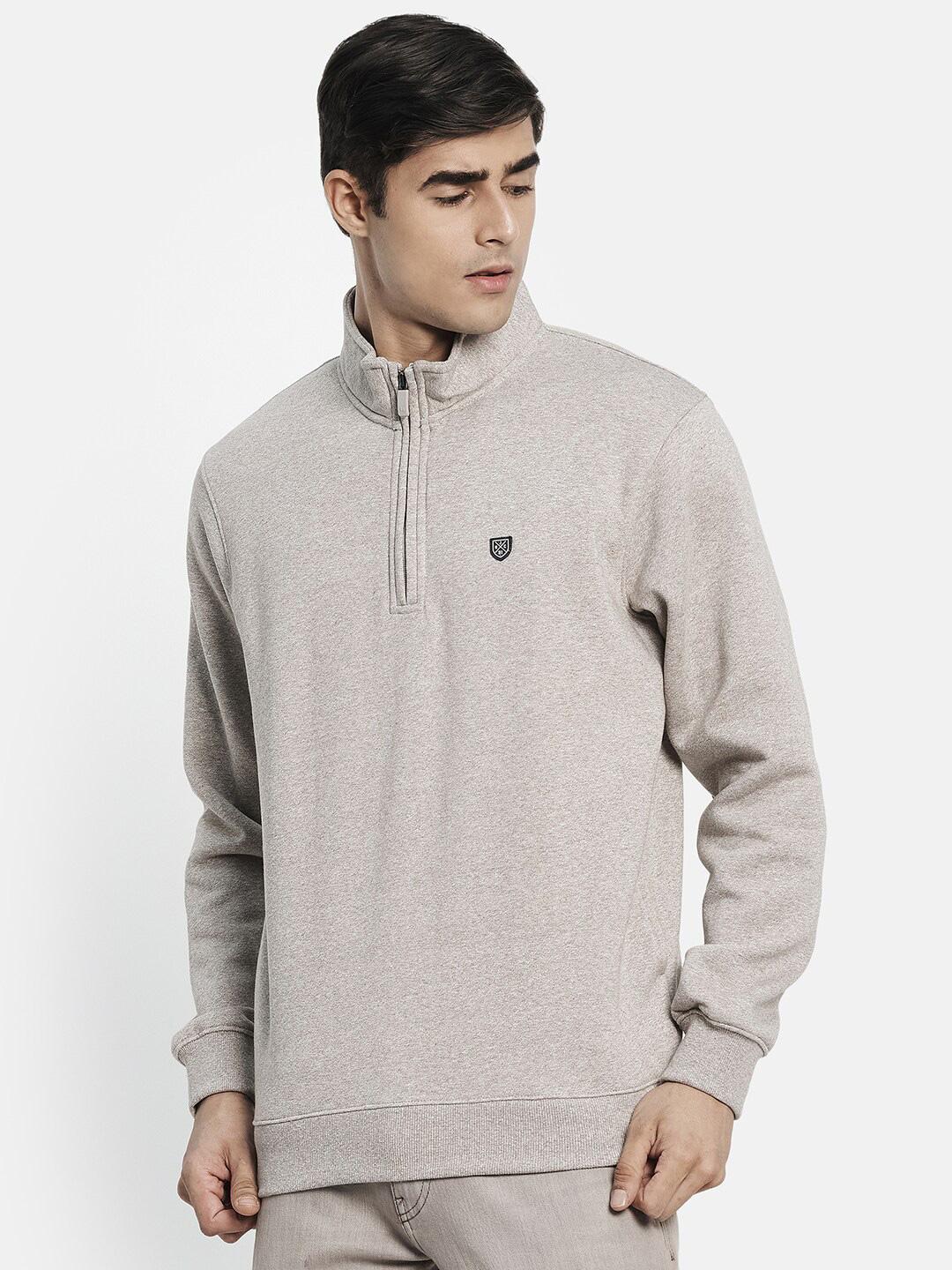 Buy Octave Men Beige Sweatshirt - Sweatshirts for Men 19495552 | Myntra