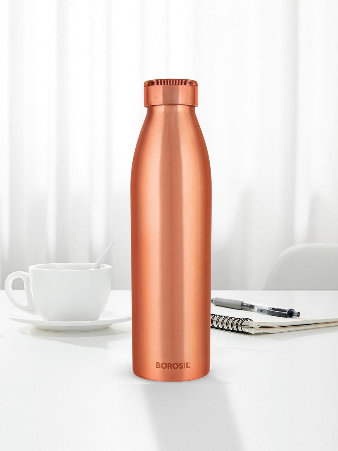 Buy BOROSIL Copper Toned Pure Copper Water Bottle - Water Bottle for ...