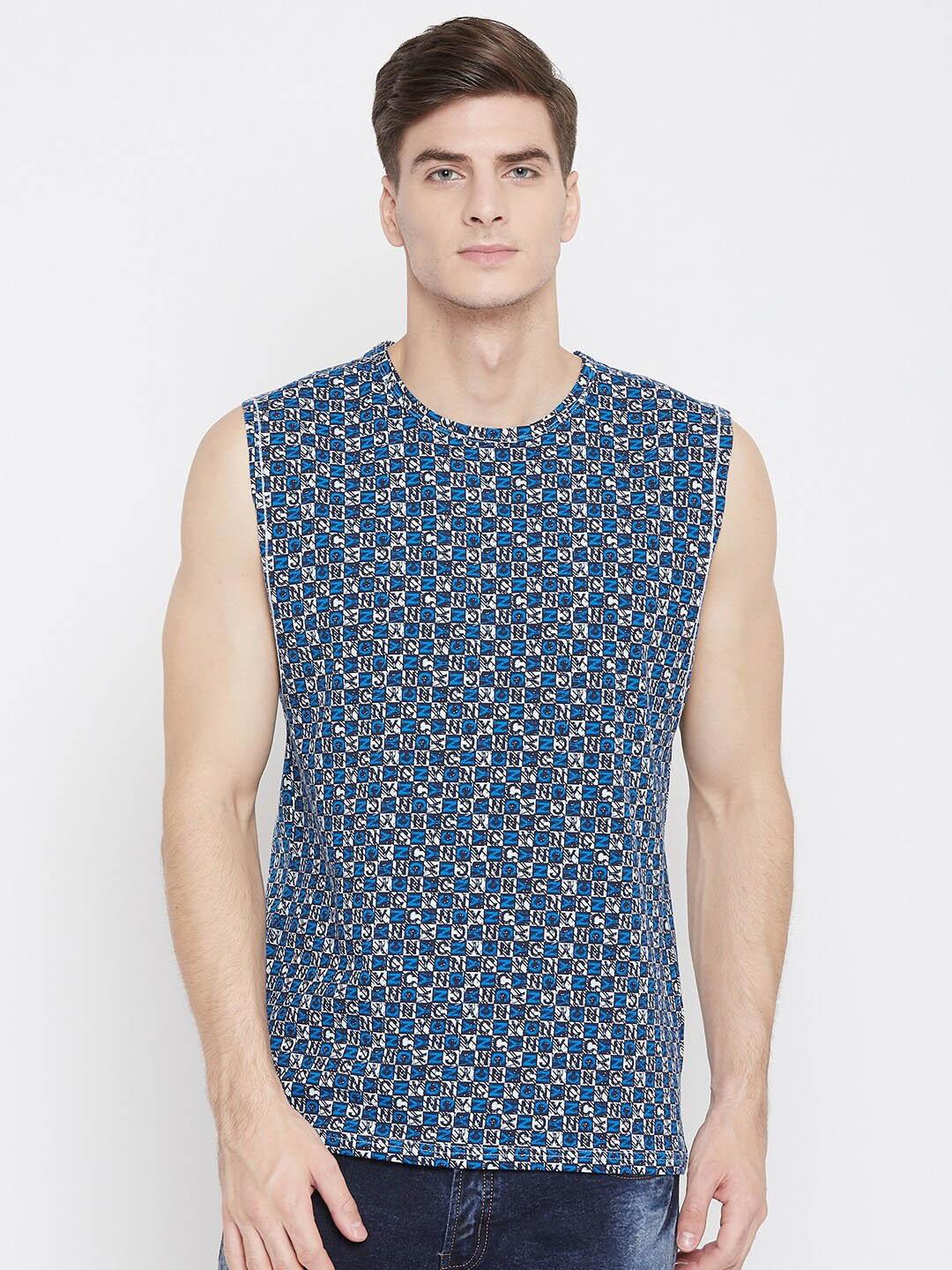 Buy Hypernation Men Blue Printed T Shirt - Tshirts for Men 19563086 ...