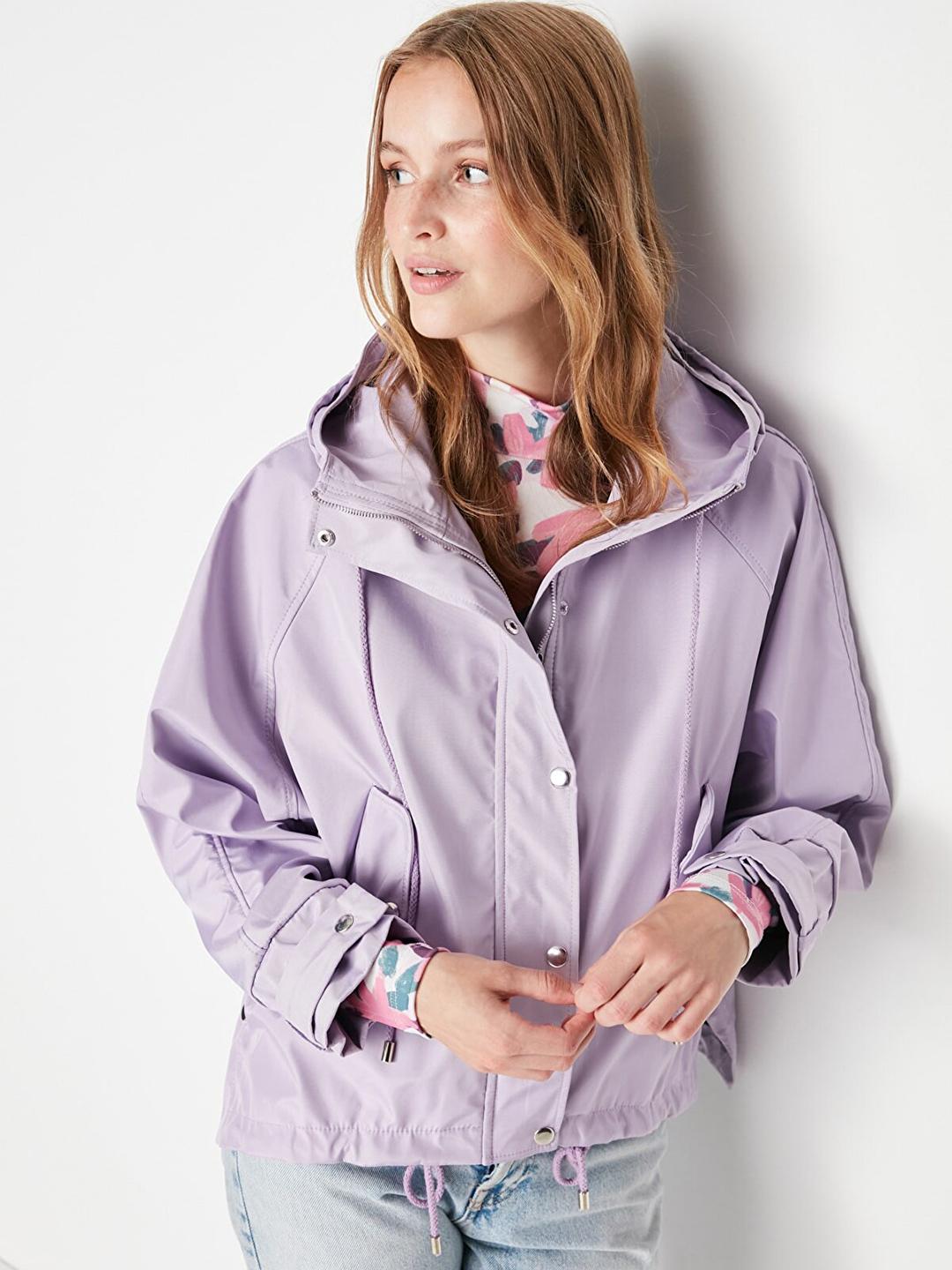 Buy Trendyol Women Violet Tailored Jacket - Jackets for Women 19564518 ...