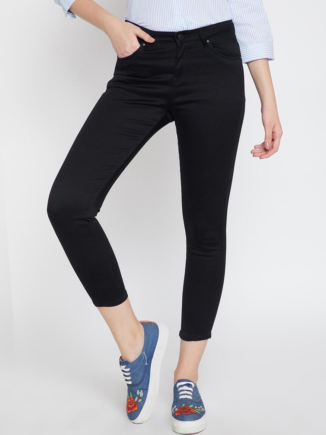 Buy Madame Women Black Regular Fit Jeans - Jeans for Women 19574606 ...