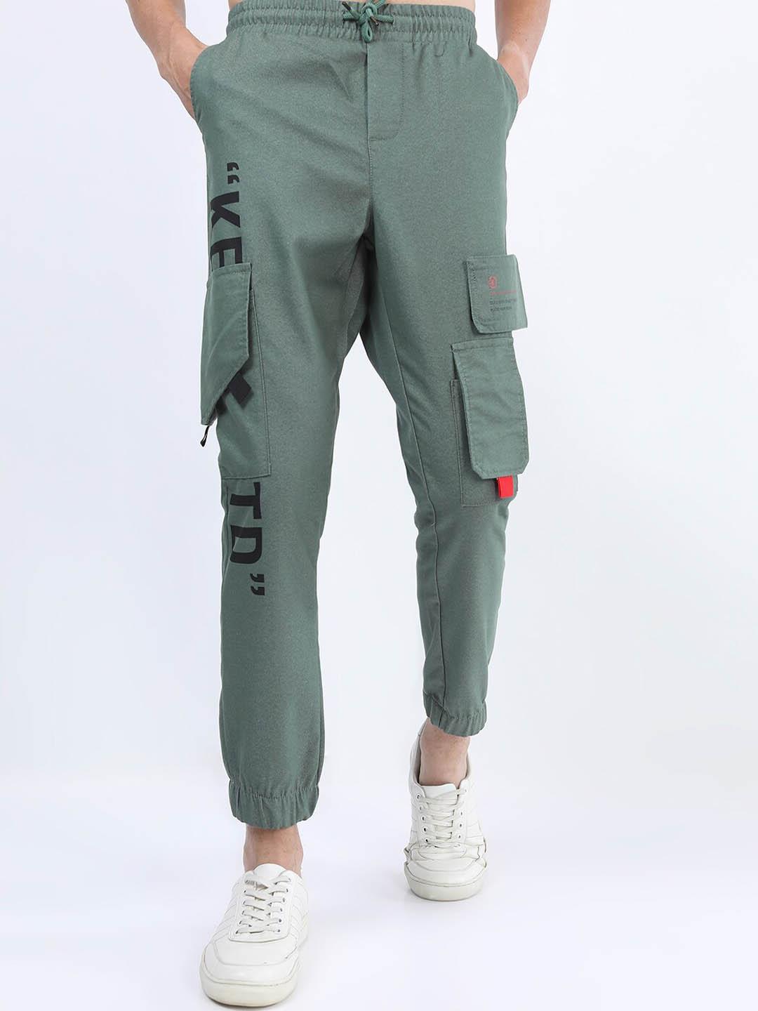 Buy KETCH Men Grey Joggers Trousers - Trousers for Men 19587886 | Myntra