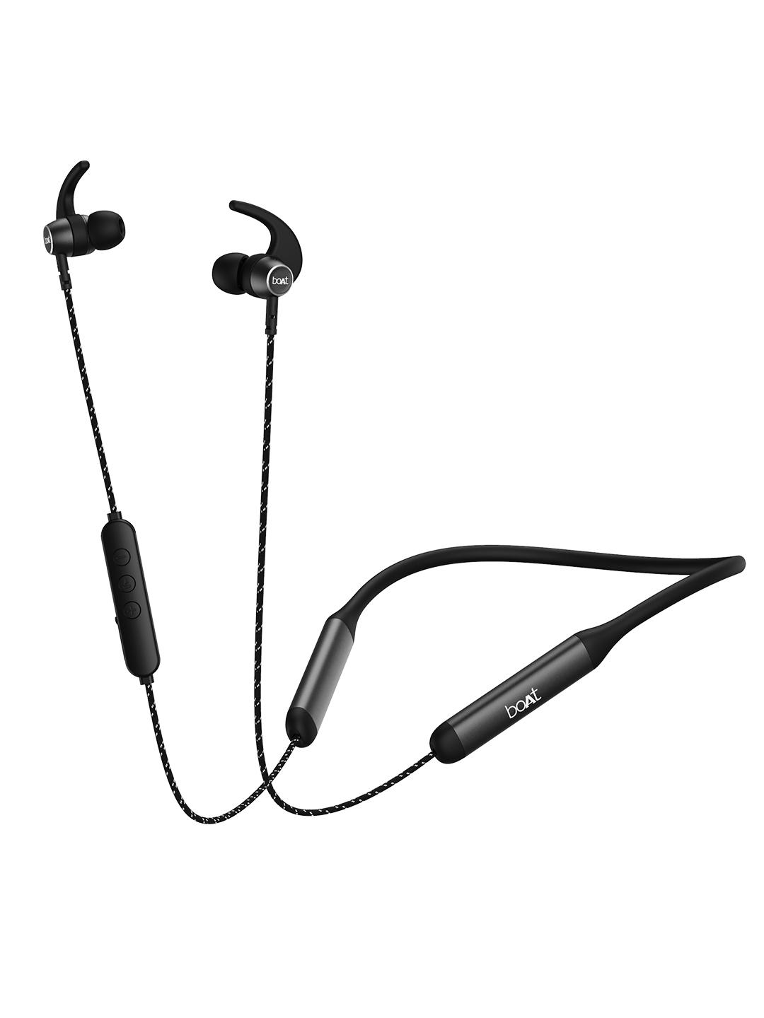 Buy BoAt Black Rockerz 333 Pro M With 60 Hours Battery Bluetooth ...