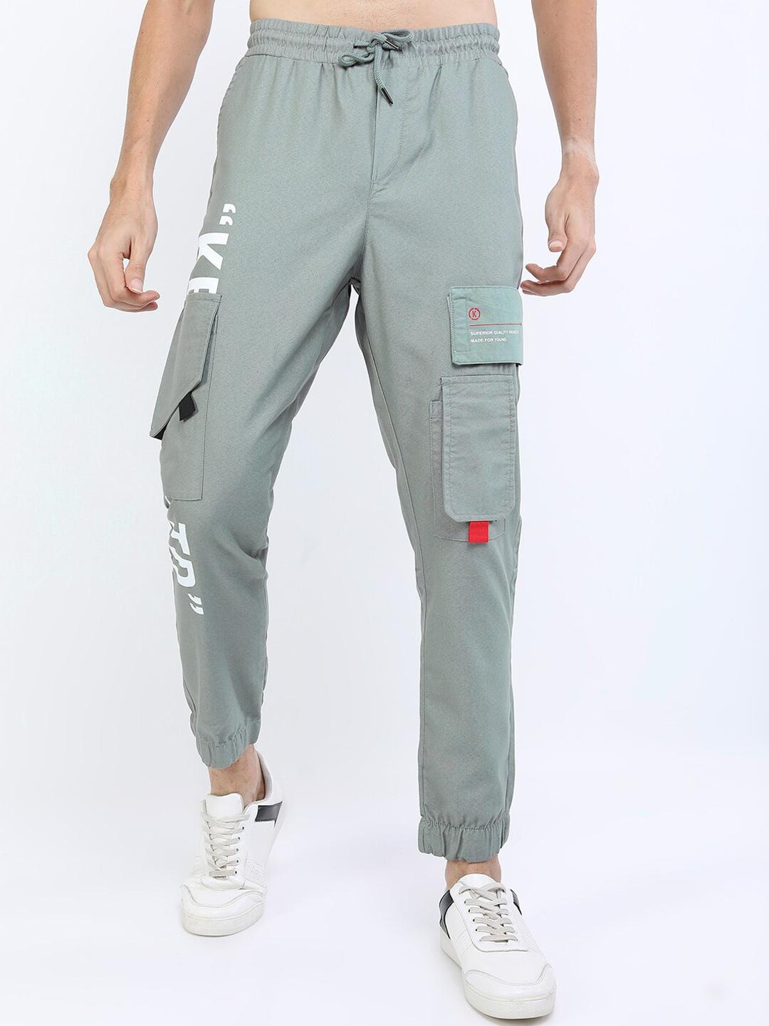Buy KETCH Men Grey Cargos Trousers - Trousers for Men 19612086 | Myntra