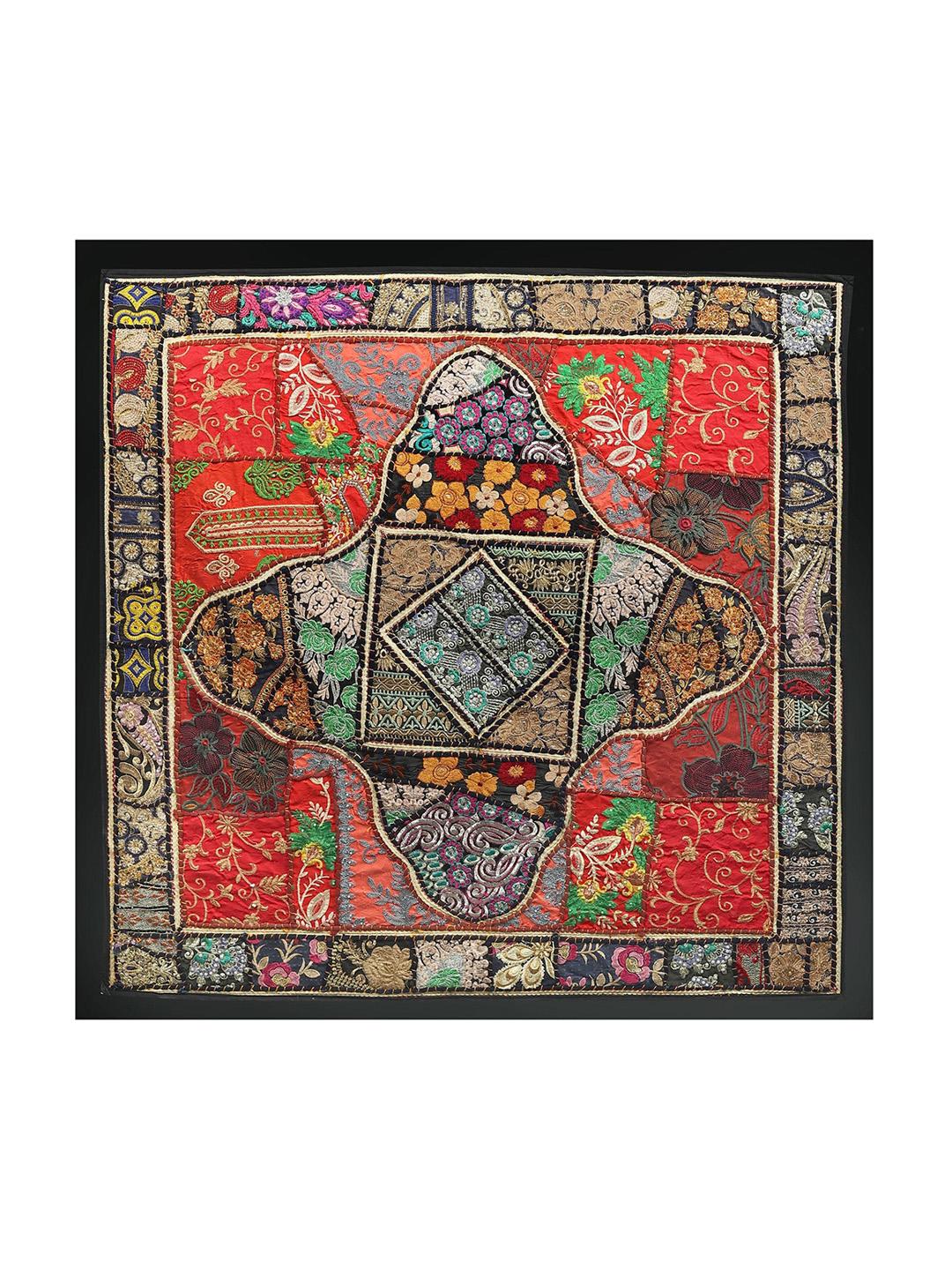 Buy Exotic India Brass Ethnic Motifs Matte Hanging Hall Wall Hangings ...