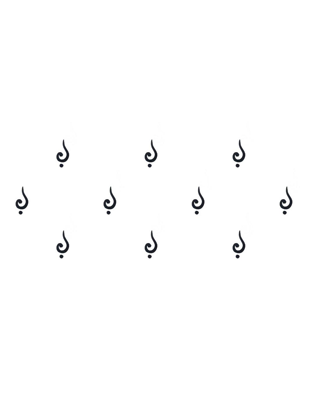 Buy Comet Busters Set Of 10 Designer Bindis Black - Bindi for Women ...