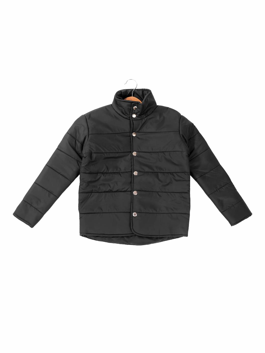 Buy Leather Retail Boys Black Lightweight Padded Jacket - Jackets for ...