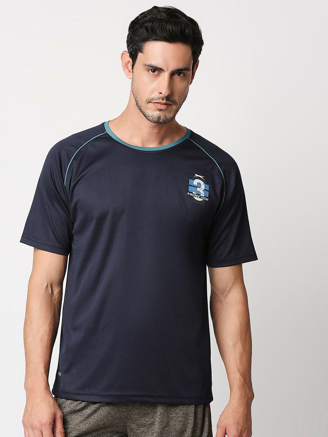 Buy Black Panther Men Navy Blue Acti Fit T Shirt - Tshirts for Men ...