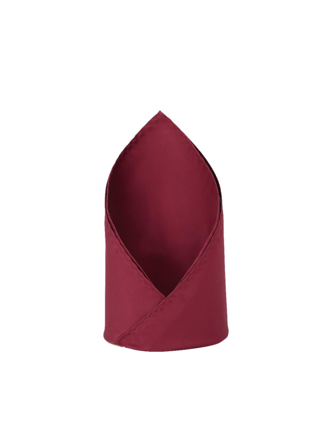 Buy Van Heusen Men Maroon Solid Pocket Square - Pocket Squares for Men ...