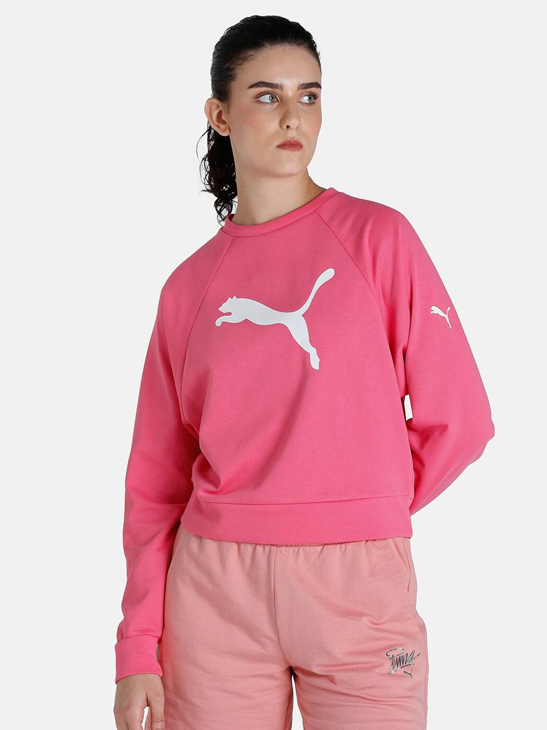 Buy Puma Women Pink Modern Sports Crew - Sweatshirts for Women 19761024 ...