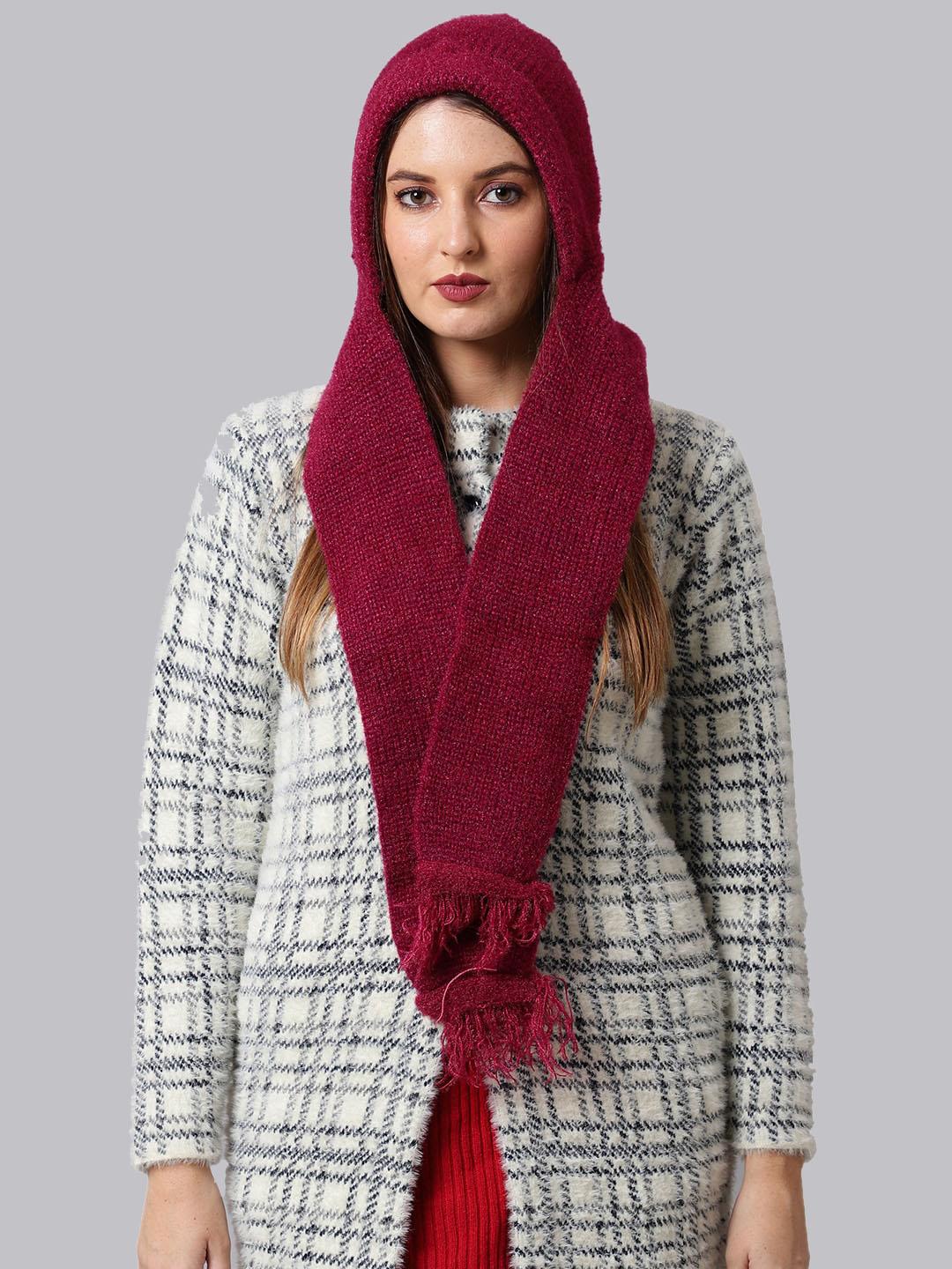 Buy ELLIS Women Maroon Solid Beanie - Caps for Women 19764004 | Myntra