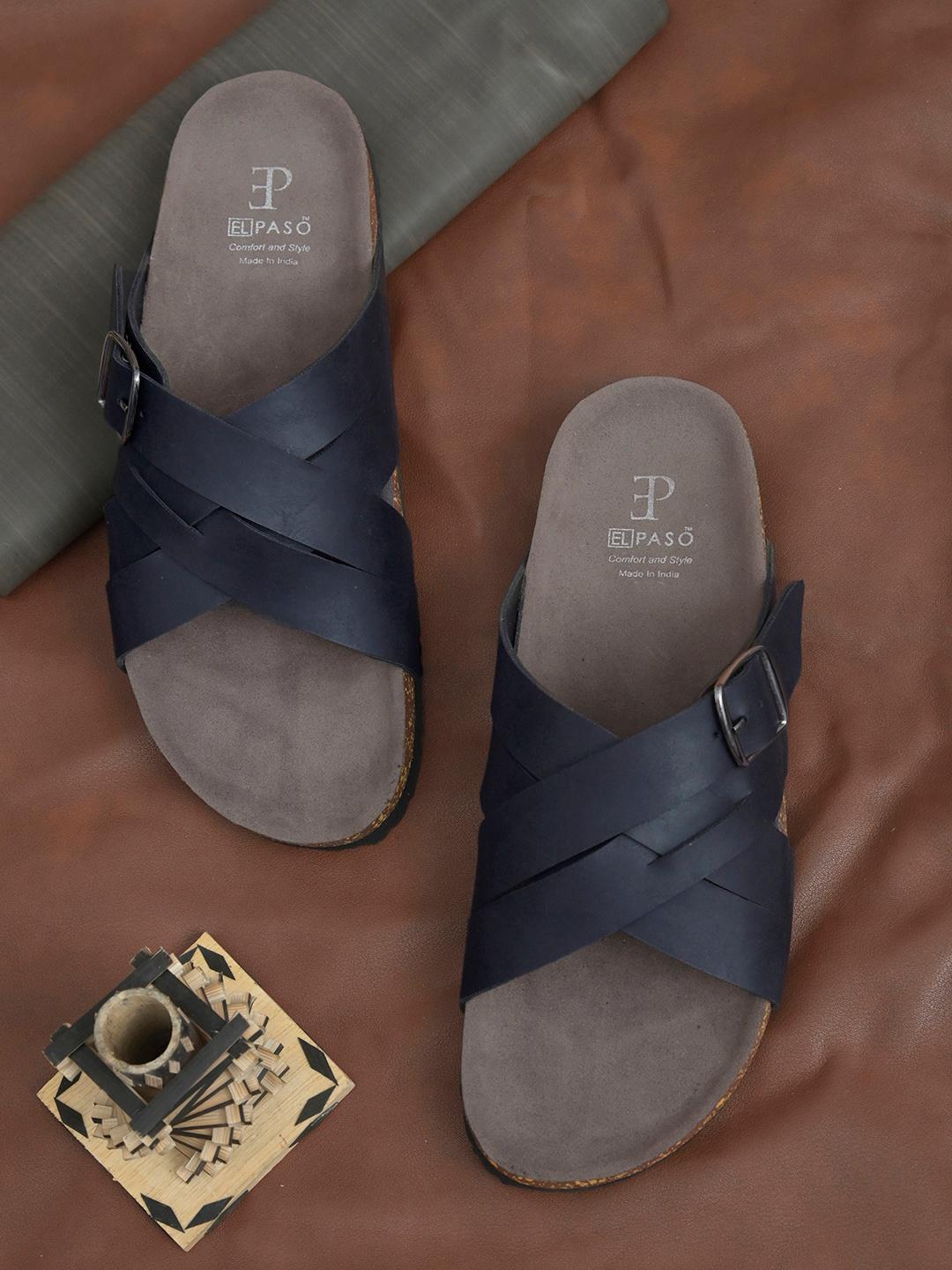 Buy El Paso Men Blue Comfort Sandals - Sandals for Men 19905646 | Myntra