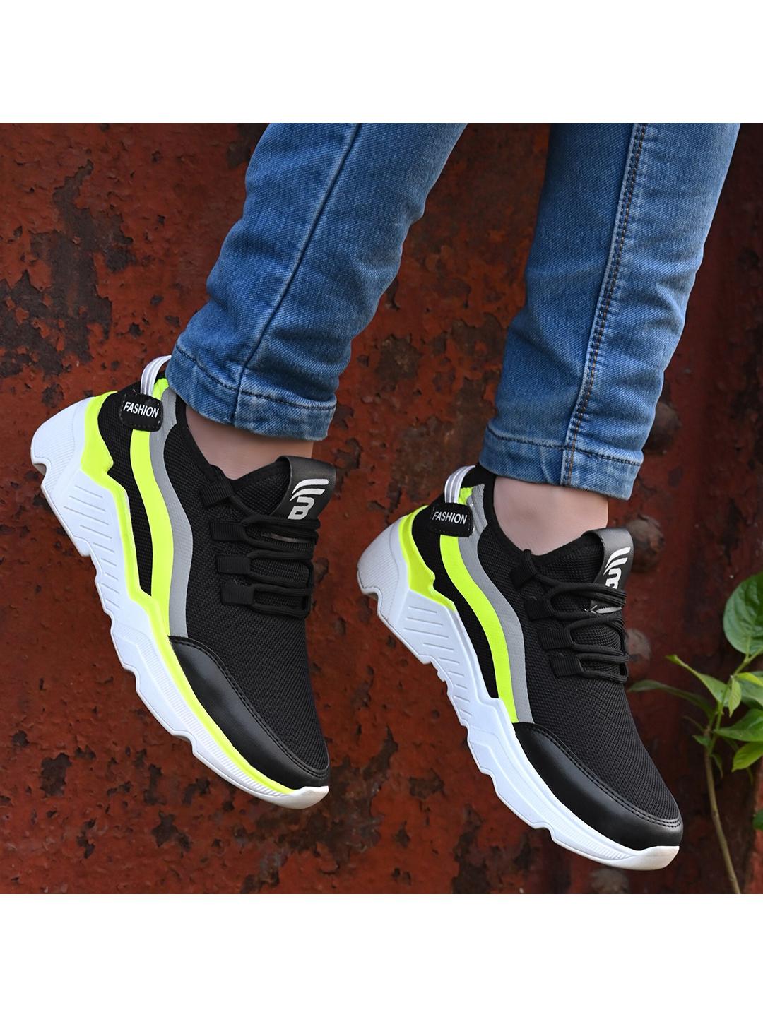 Buy BUCIK Men Green Mesh Running Shoes - Sports Shoes for Men 19906102 ...