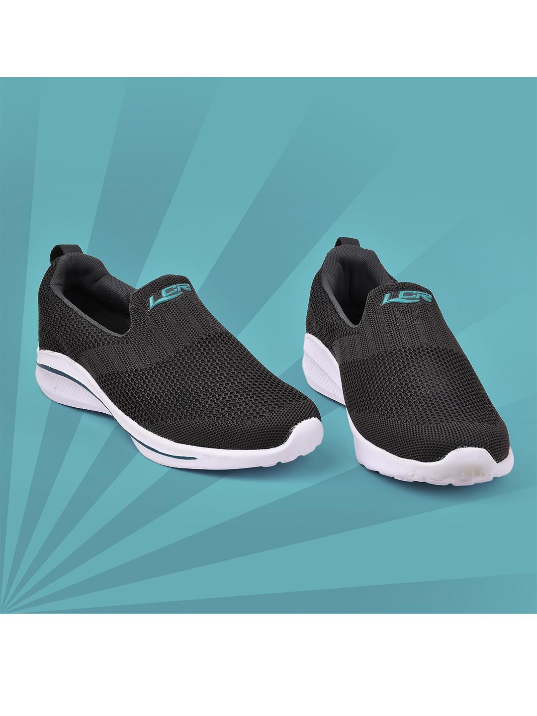 Buy Lancer Men Charcoal Textile Running Shoes - Sports Shoes for Men ...