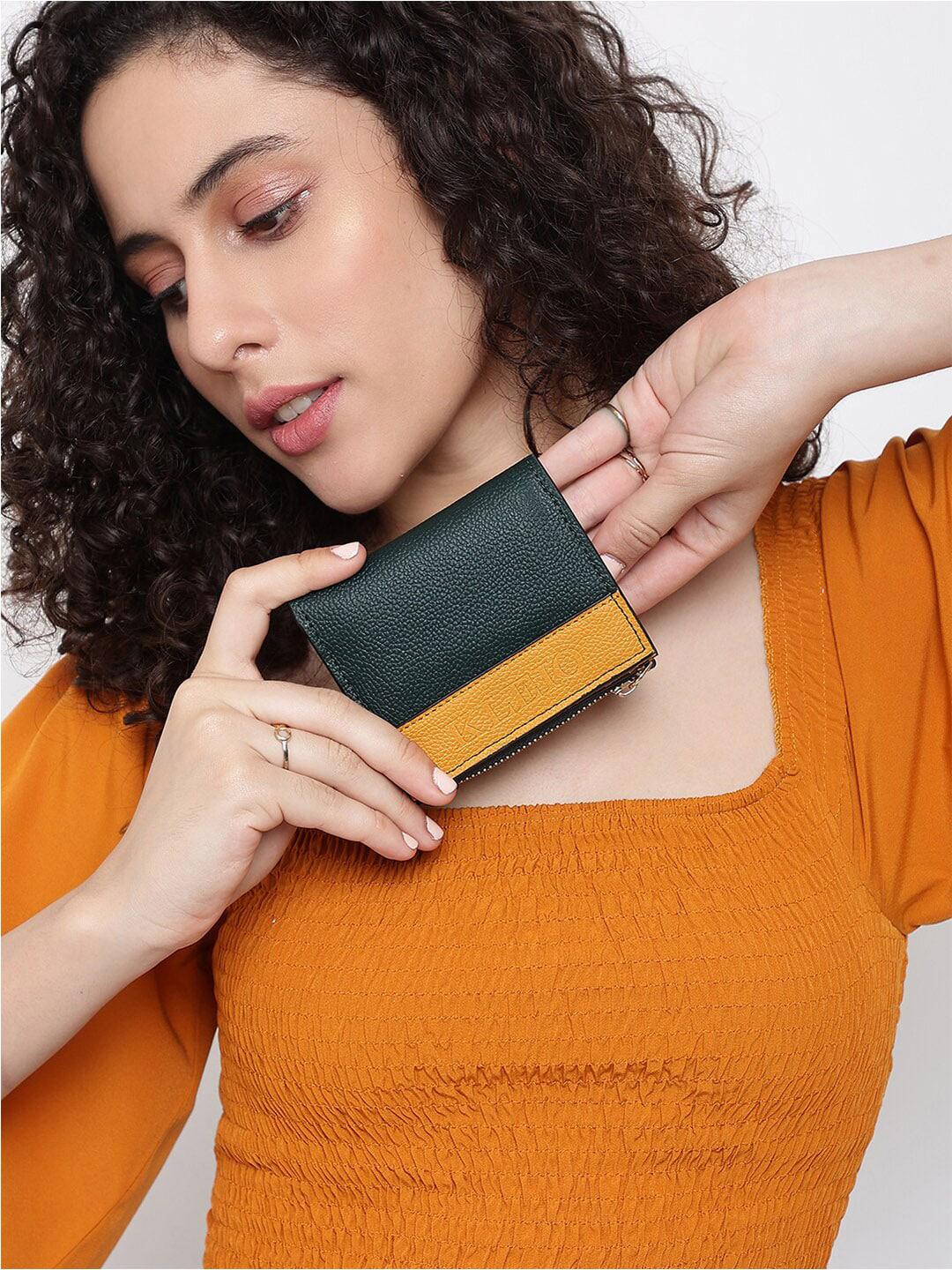 Buy KLEIO Women Bi Fold Multi Card Slot Wallet - Wallets for Women ...