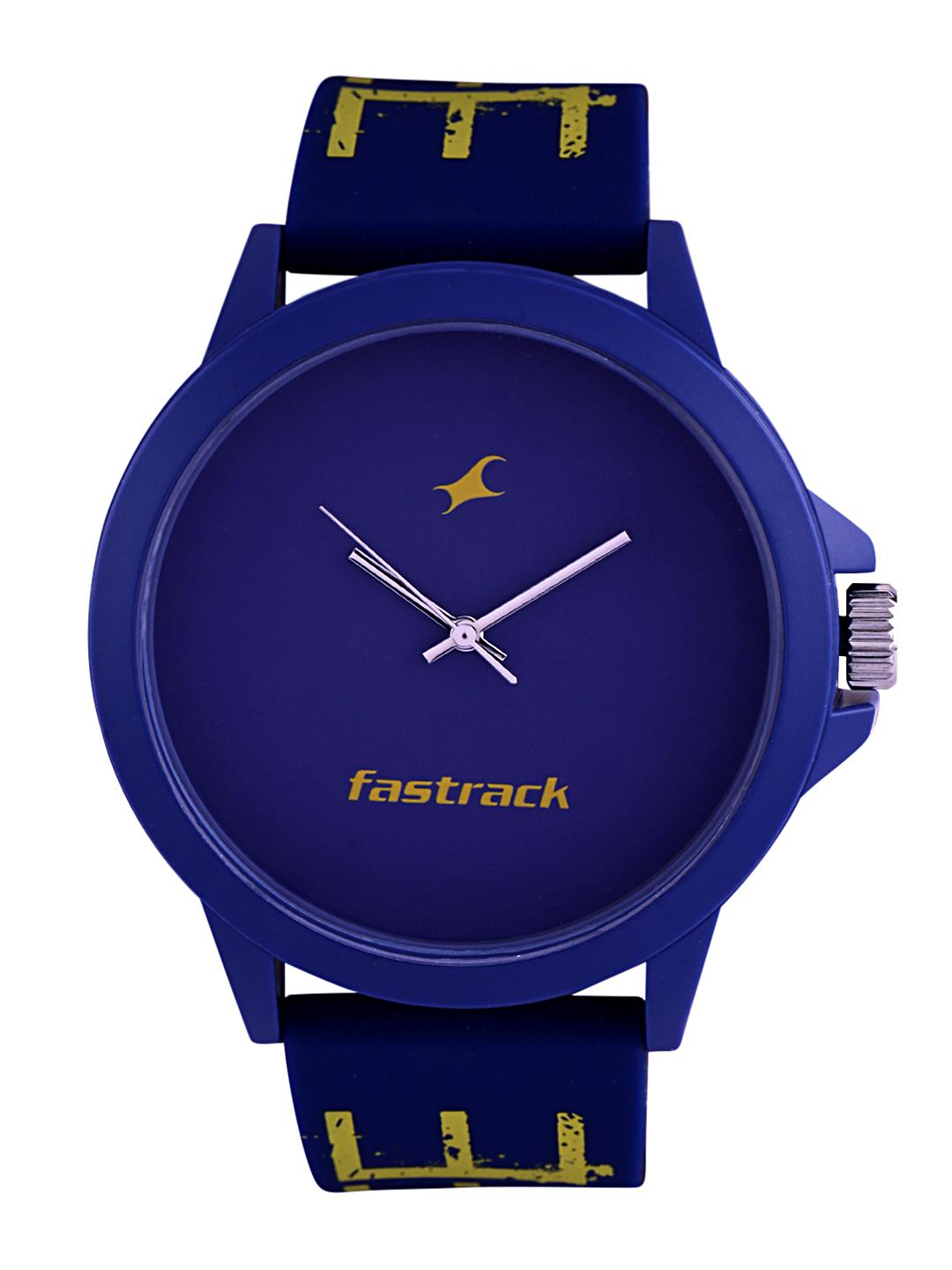 Buy Fastrack Unisex Blue Analogue Watch 38024PP22J - Watches for Unisex ...
