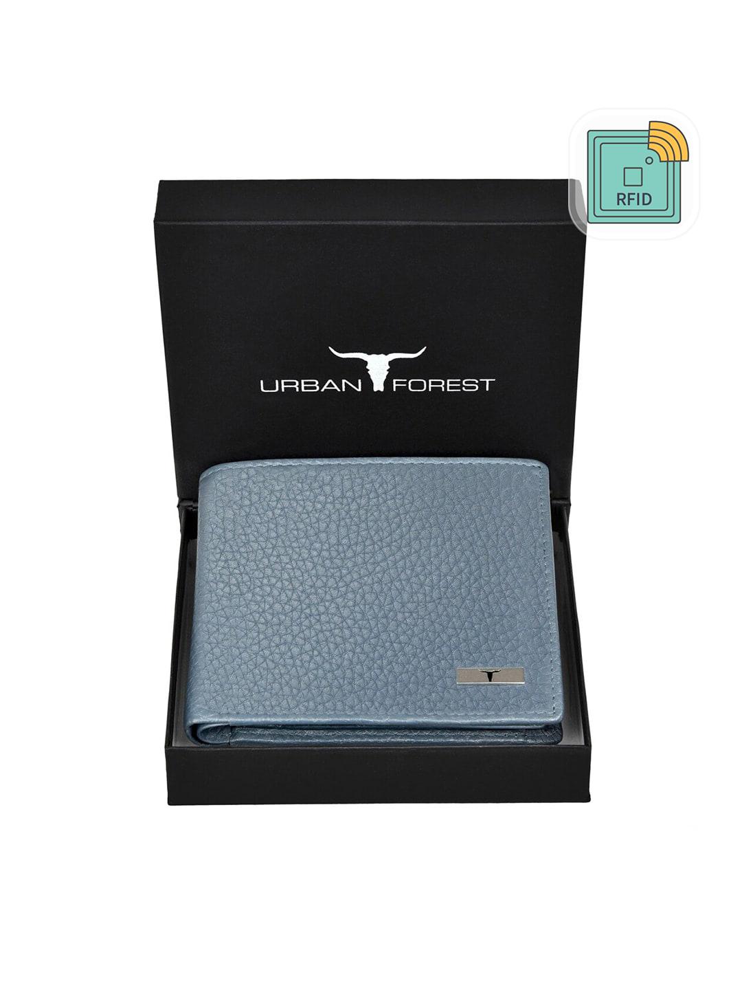 Buy URBAN FOREST Men Textured Leather Two Fold Wallet - Wallets for Men ...