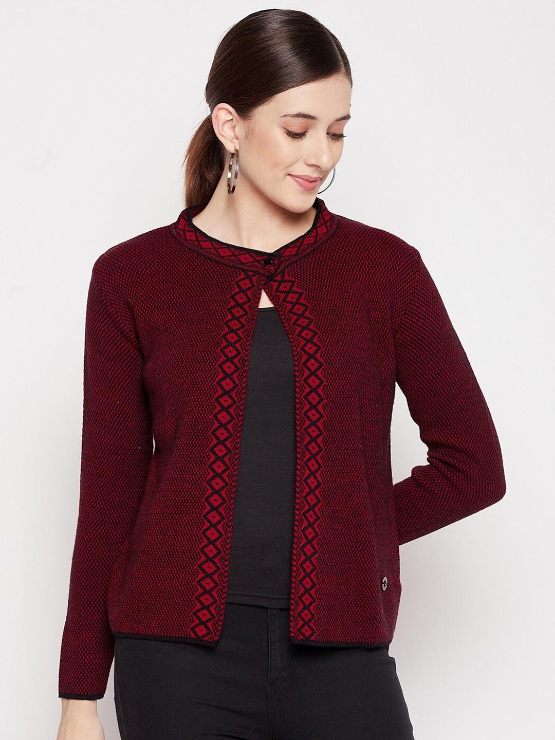Buy Duke Women Red & Black Cardigan - Sweaters for Women 20037952 | Myntra