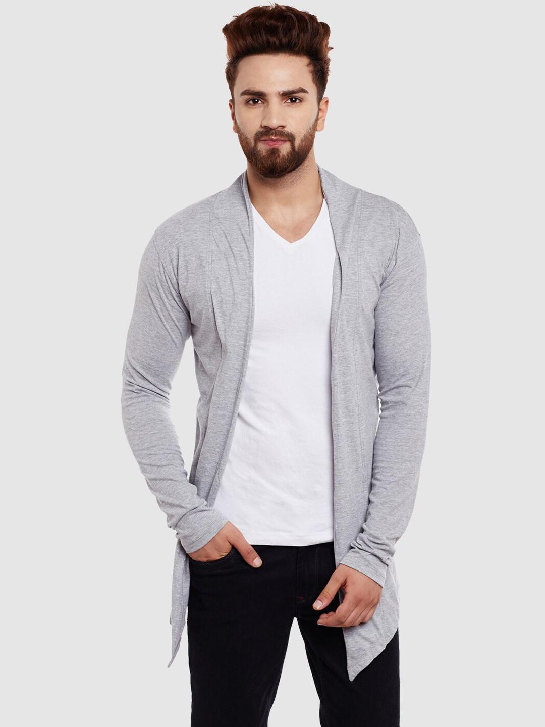 Buy CHILL WINSTON Men Grey Solid Shrug - Shrug for Men 20057252 | Myntra