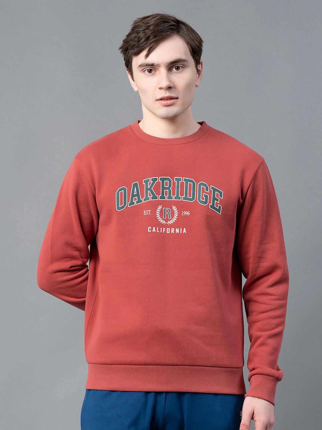 Buy Red Tape Men Rust Printed Pullover Sweatshirt - Sweatshirts for Men ...