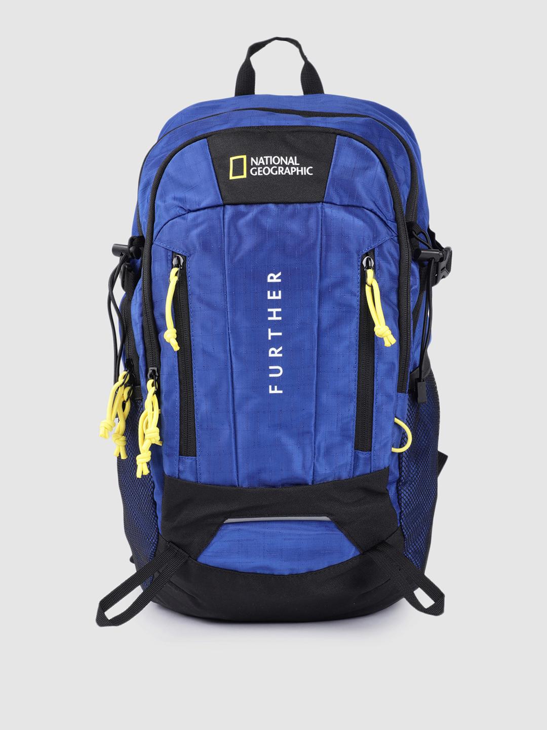Buy National Geographic Unisex Blue Typography Backpack - Backpacks for ...
