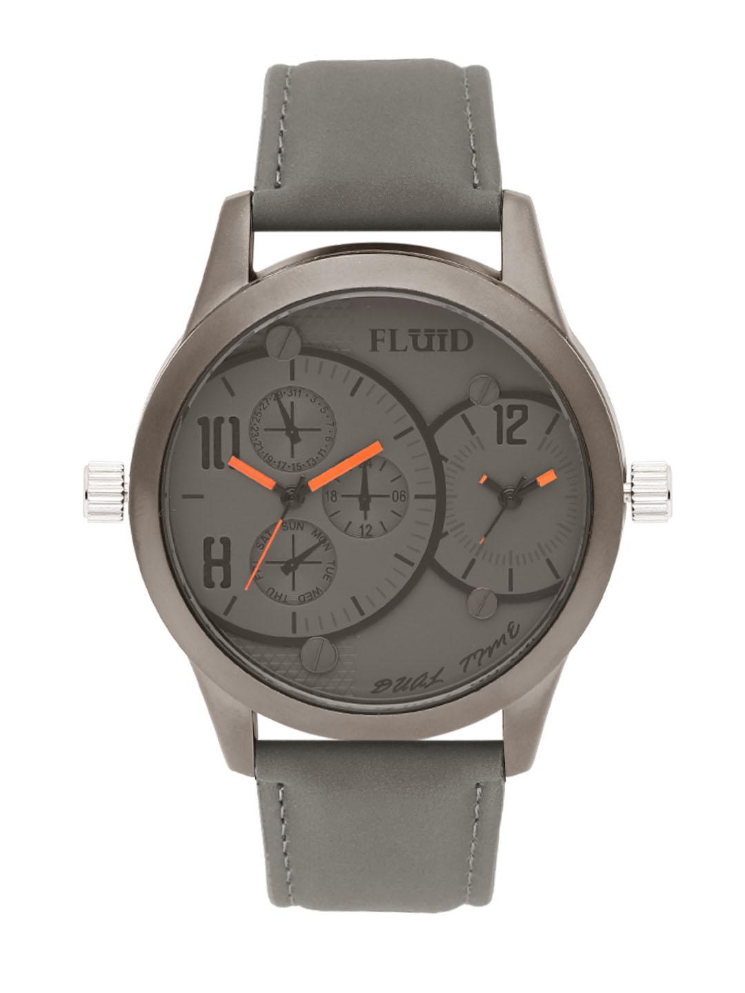 Buy FLUID Men Grey Analogue Watch FL 1141 - Watches for Men 2009498 ...