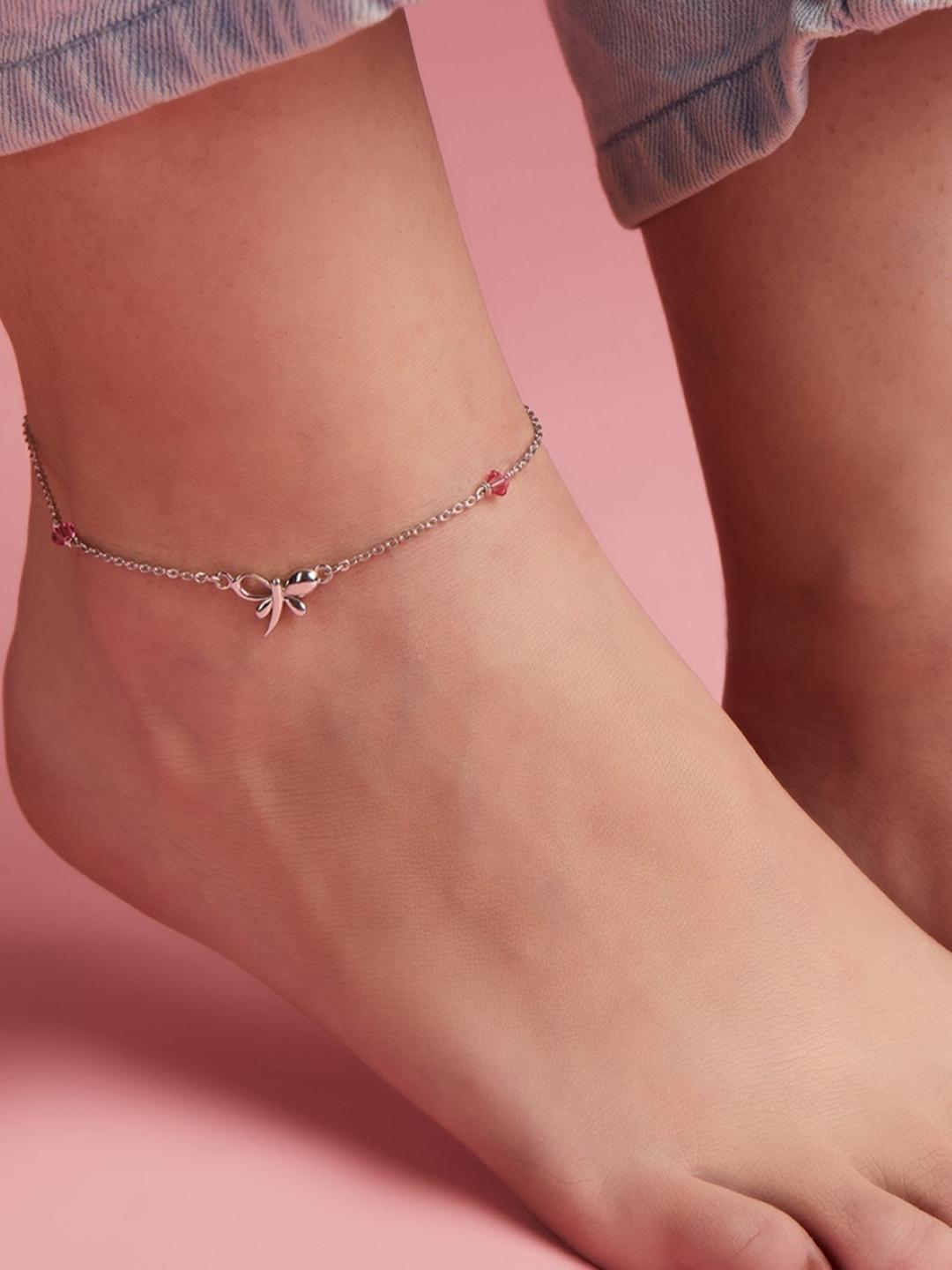 Buy Zavya 925 Sterling Silver Anklet - Anklet for Women 20111276 | Myntra