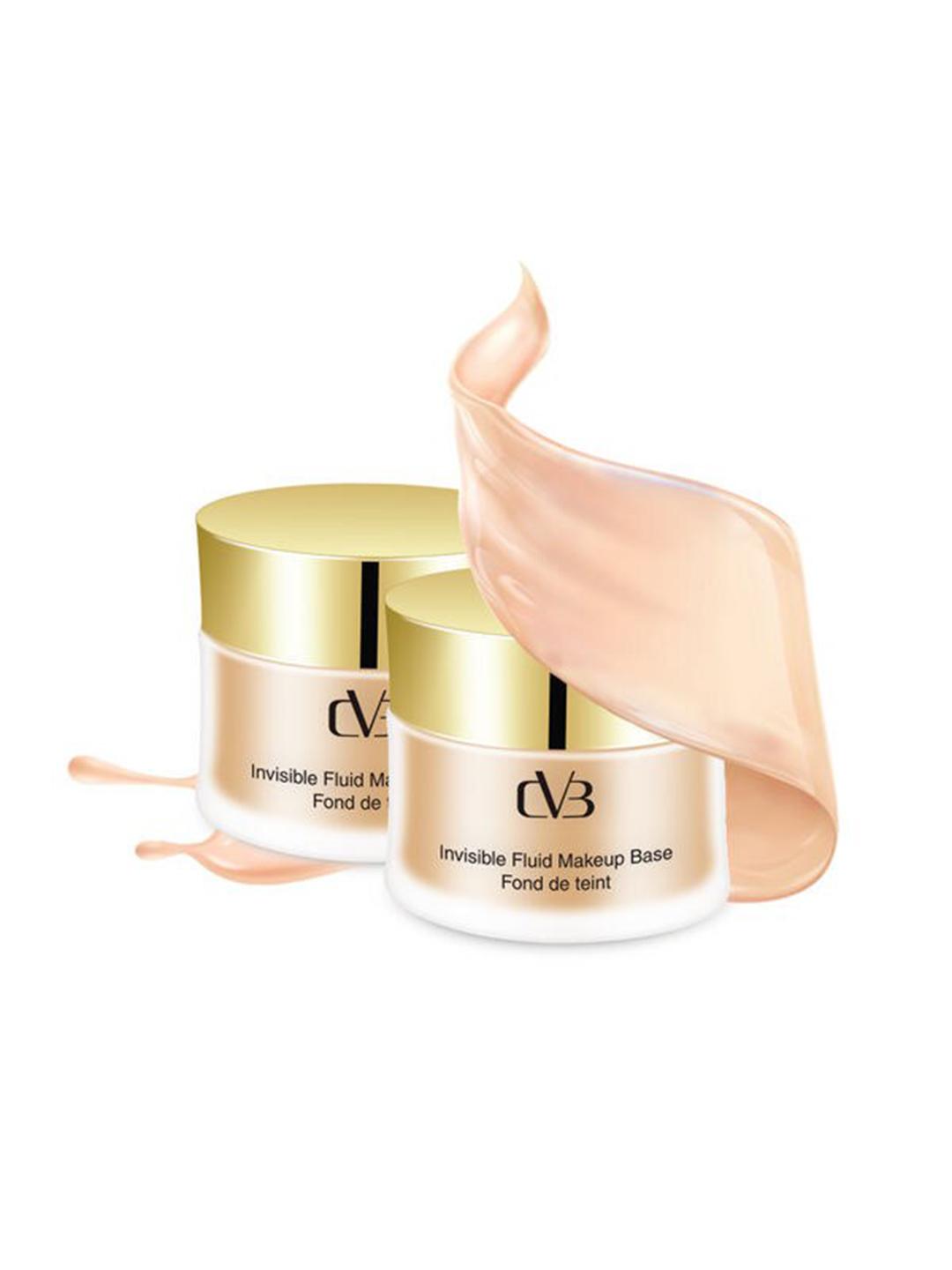 Buy CVB Invisible Fluid Makeup Base Oil Free Foundation 50 Ml Natural ...
