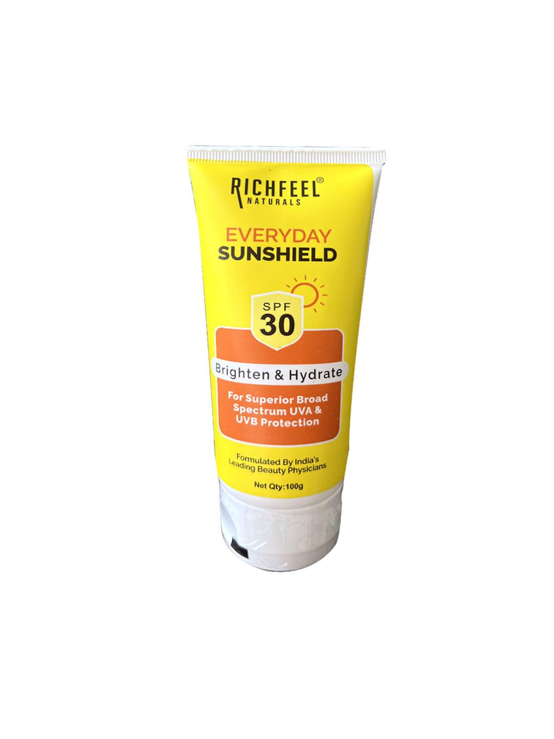 Buy Richfeel Sunshield Face Moisturiser With SPF 30 - Day Cream for ...