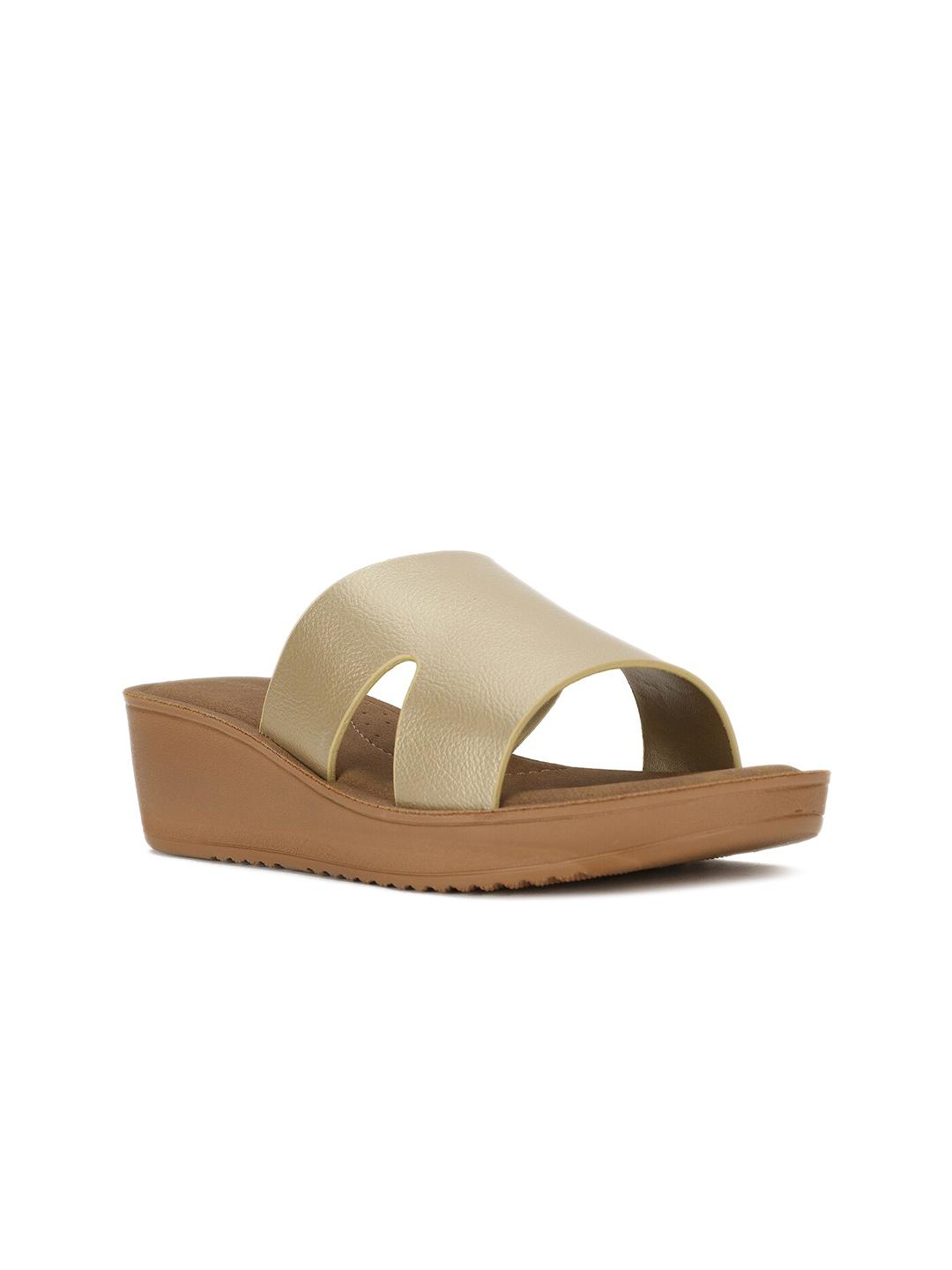 Buy Bata Flat Form Sandals With Buckles Heels - Heels for Women ...