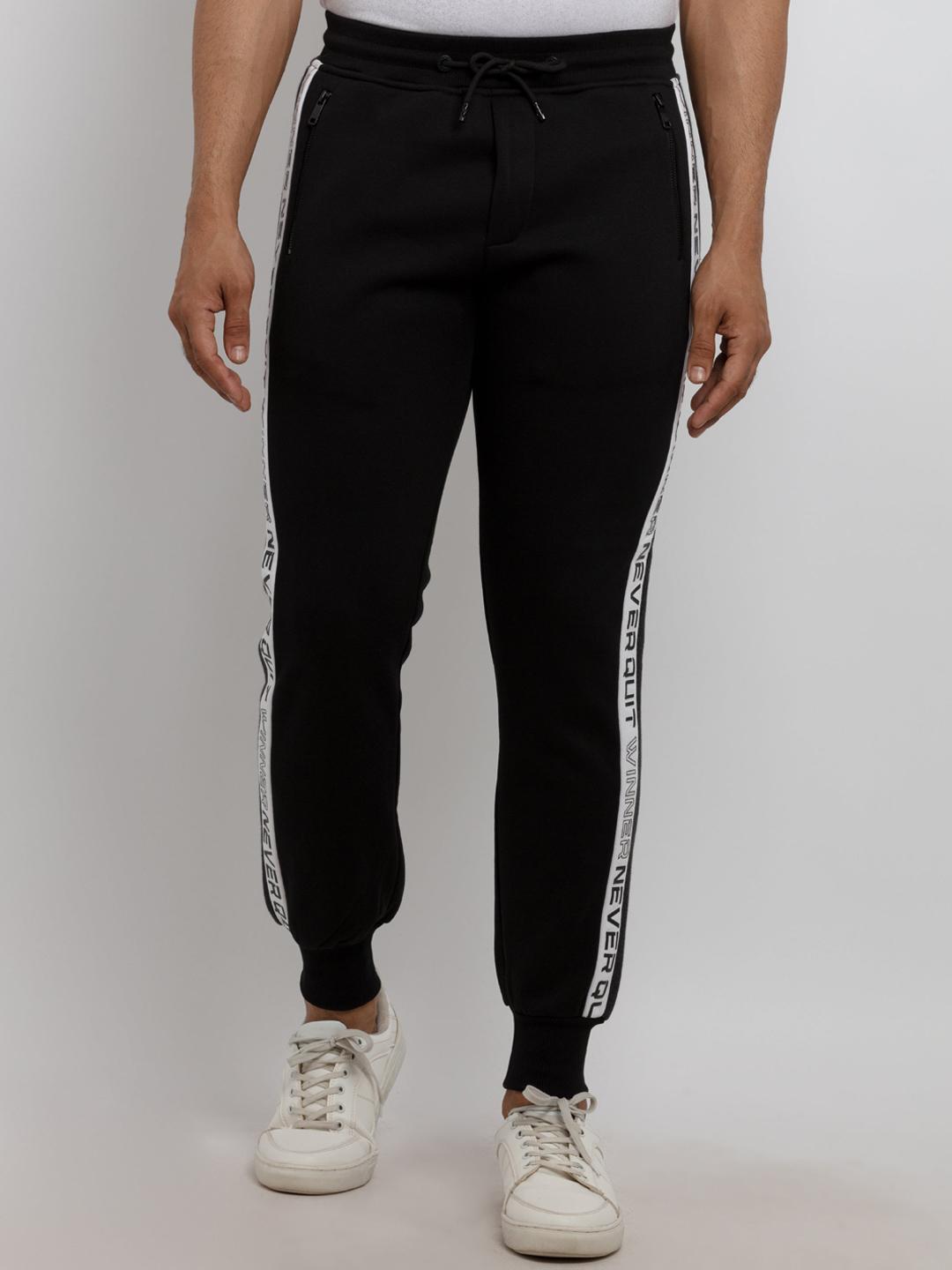 Buy Status Quo Men Regular Fit Solid Jogger - Track Pants for Men ...