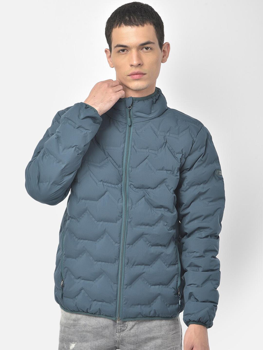 Buy Woodland Men Blue Open Front Jacket - Jackets for Men 20212140 | Myntra