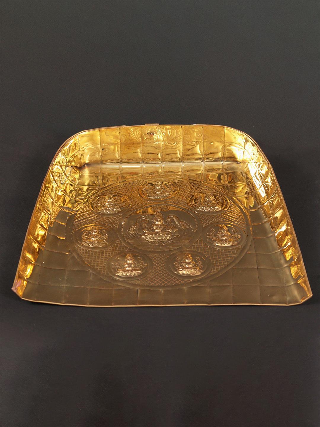 Buy Exotic India 15" Brass Ashtalakshmi Pooja Muram - Pooja Essentials ...