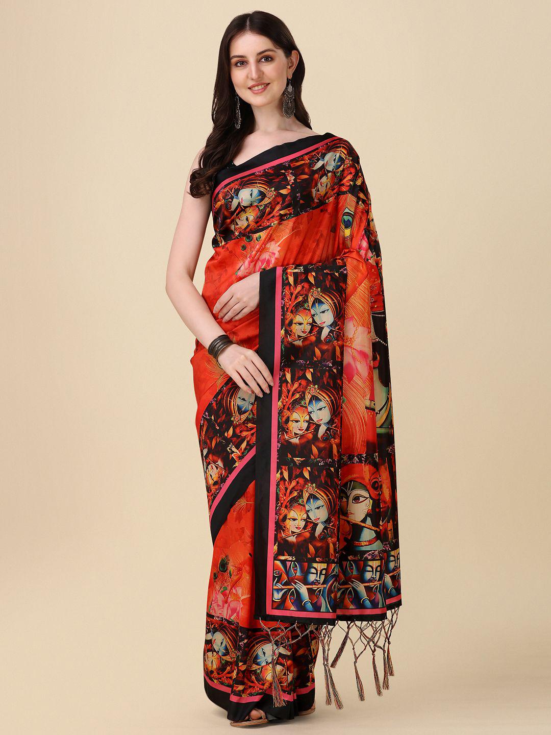 Buy Kaizen TEXO FAB Ethnic Motifs Gadwal Saree - Sarees for Women ...
