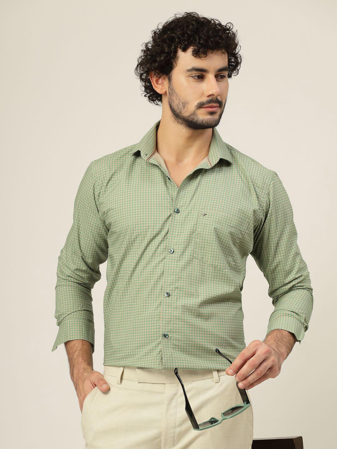 Buy JADEBERRY Men Classic Slim Fit Opaque Checked Party Shirt - Shirts ...