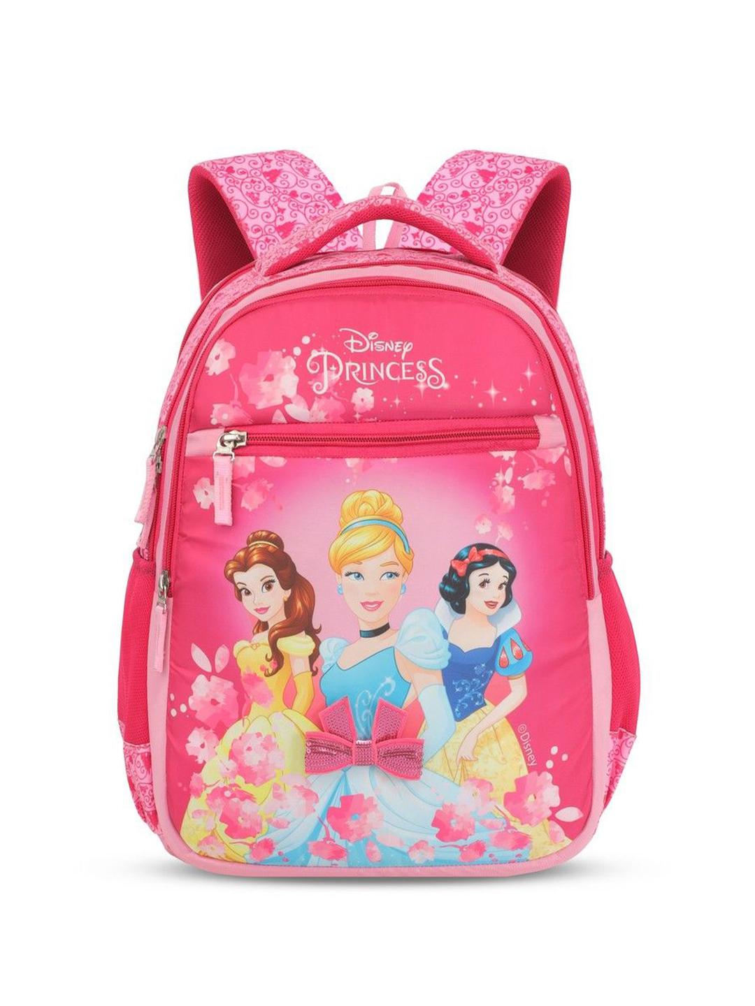 Buy Priority Girls Disney Princess Printed School Backpack 25L ...