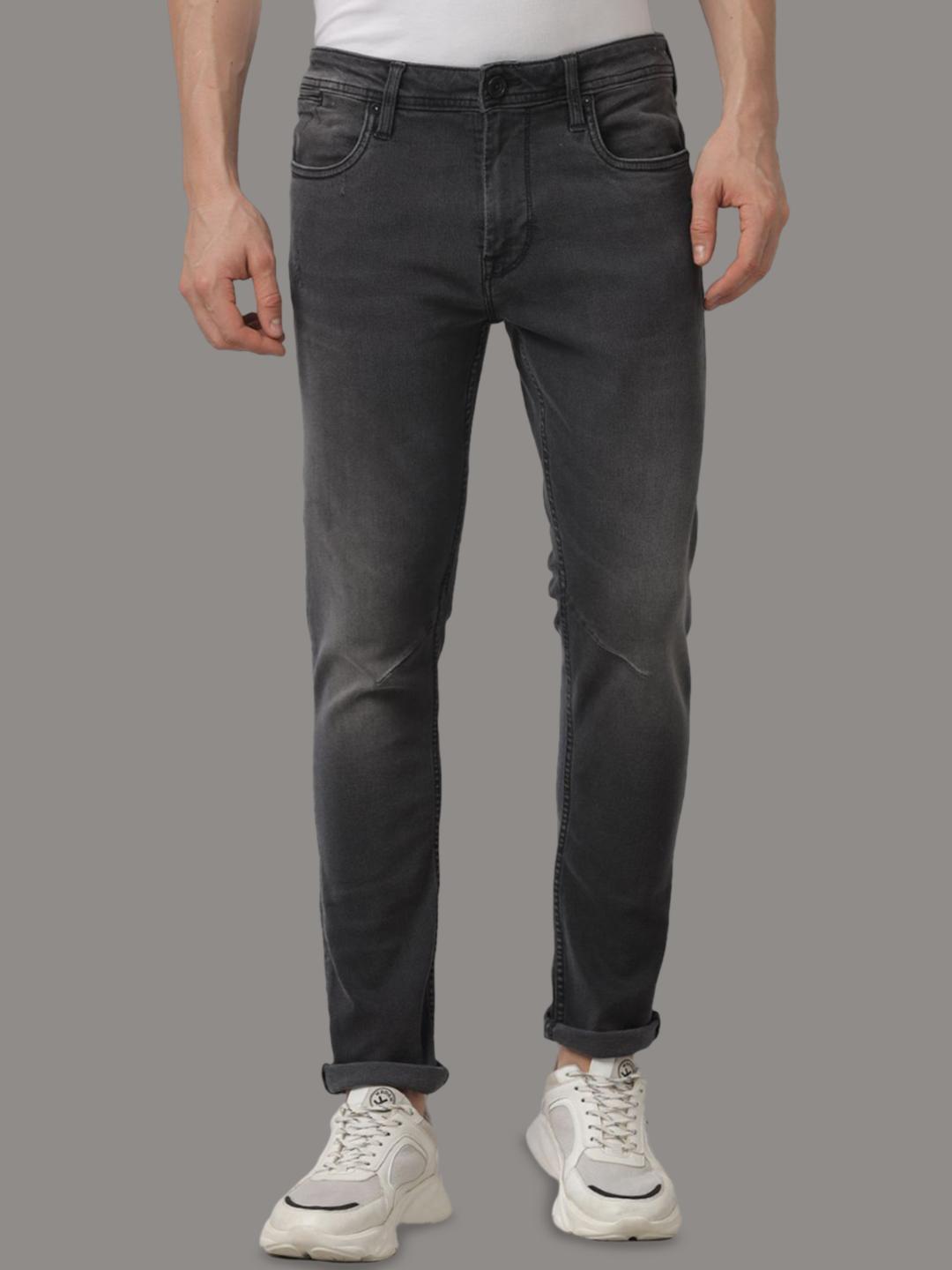 Buy Voi Jeans Men Slim Fit Light Fade Stretchable Jeans - Jeans for Men ...