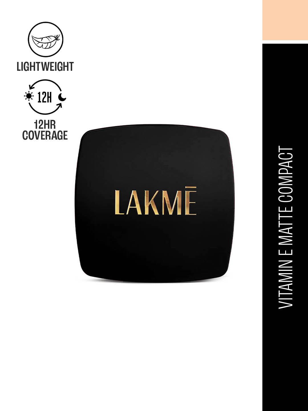 Buy Lakme Forever Matte Compact, Smooth Finish, Lasts For 12 Hrs, Even ...