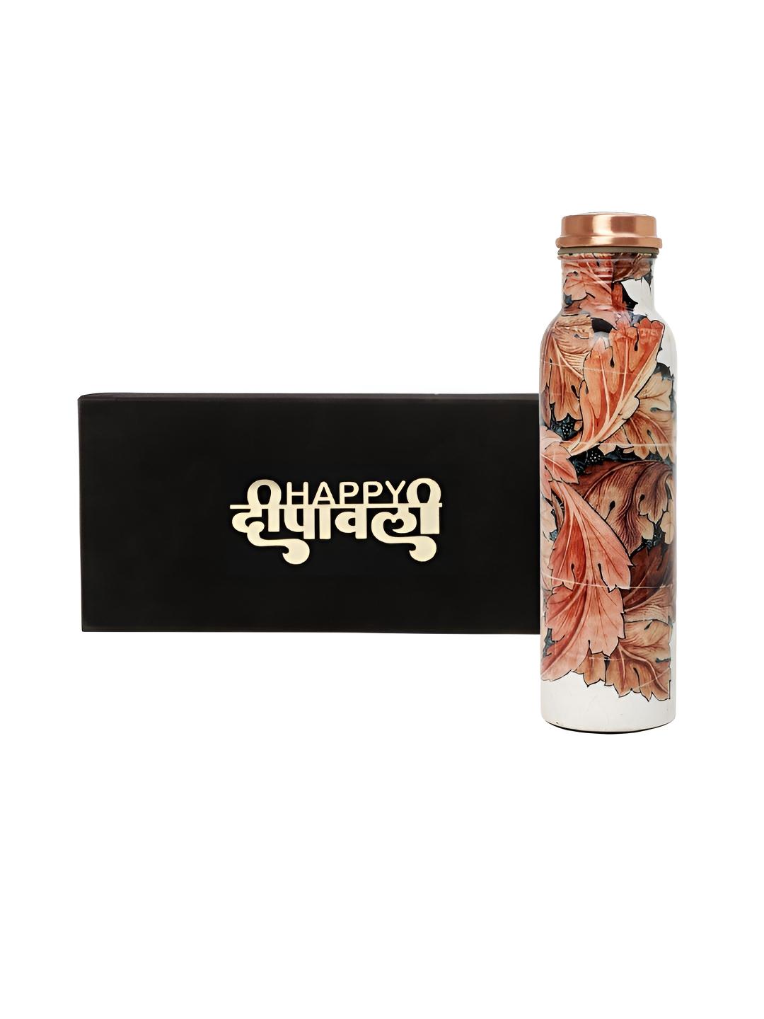 Buy INTERNATIONAL GIFT Brown Tropical Copper Airtight Water Bottle 1L ...