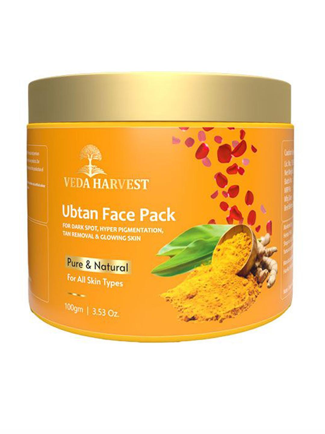 Buy Veda Harvest Ubtan Face Pack For Glowing Skin 100g - Mask And Peel ...