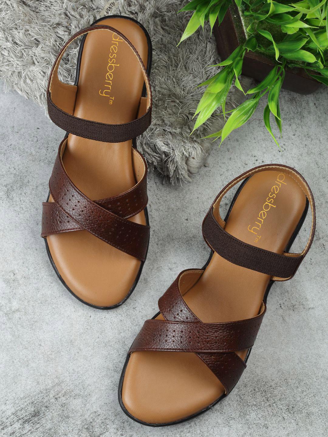 Buy DressBerry Women Open Toe Backstrap Flats - Flats for Women ...