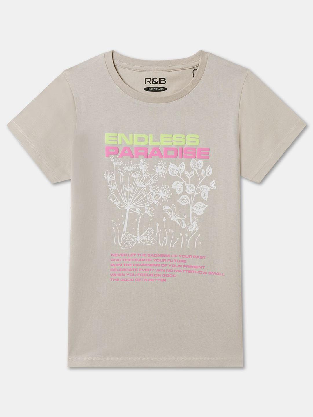 Buy R&B Print Cotton Top - Tops for Girls 30706289 | Myntra